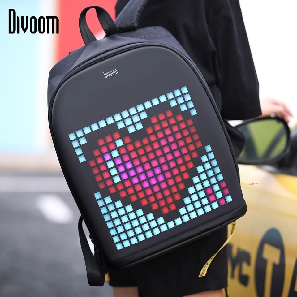 พรีออเดอร์ Divoom pixoo backpack pixel bag กระเป๋าเป้พร้อมจอ LED ต่อแอพ ...