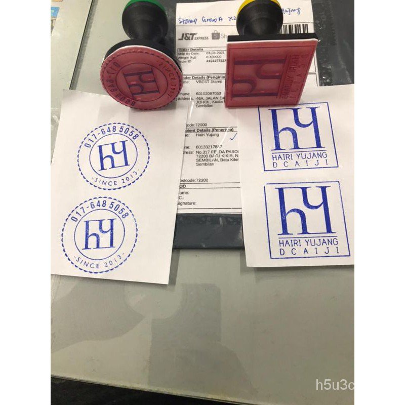 RUBBER STAMP CUSTOMIZED SIZE (Custom made) Square/Cop Petak ZTiV ...