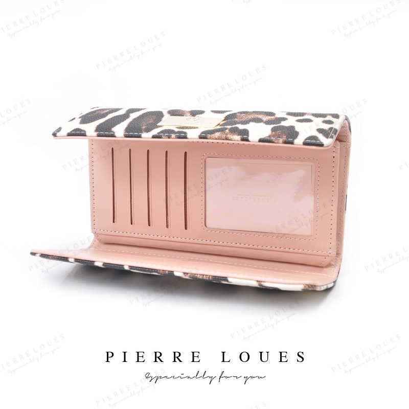 Pierre Loues กระเป๋าสตางค์ ใบยาว สไตล์ยุโรป และอเมริกา สําหรับผู้หญิง ...