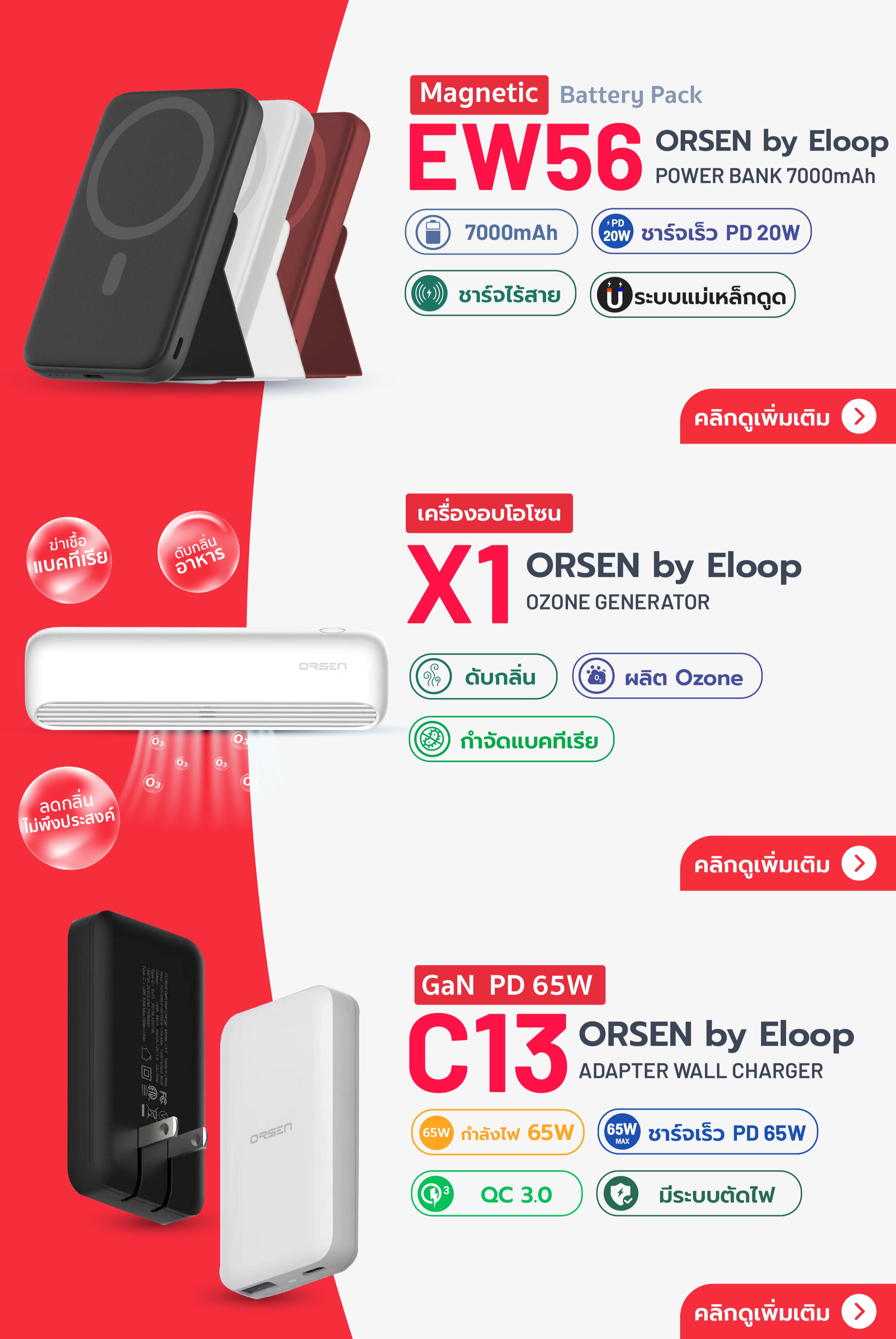 สั่งซื้อสินค้าออนไลน์จาก Eloop Official Store(Thailand) | Shopee Thailand