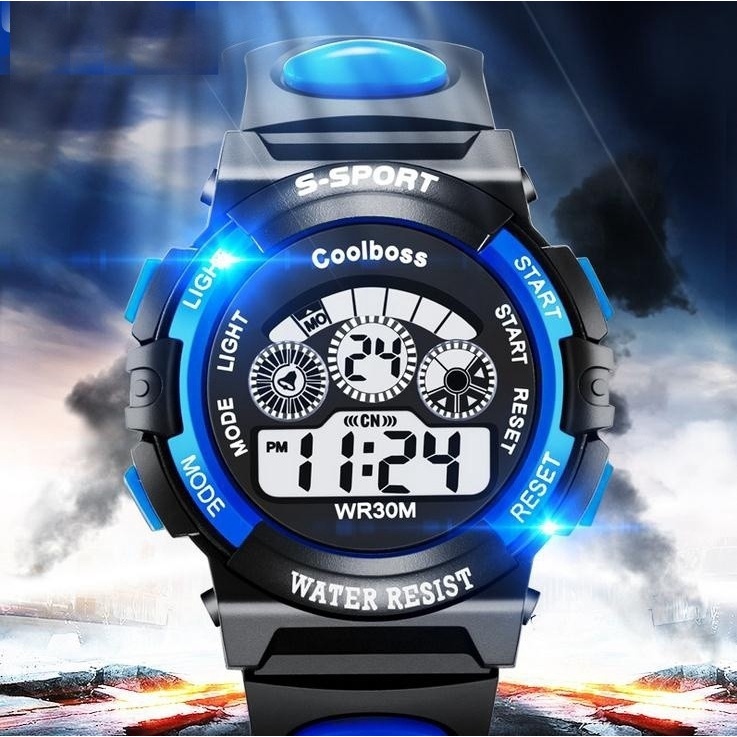 Hot Sale Waterproof Children Watch Boys Girls Led Digital Sports ...