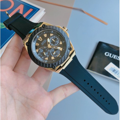 GUESS Legacy ของแท้100Quartz Black Dial Mens Watch W1049G5 45mm - jnynj ...