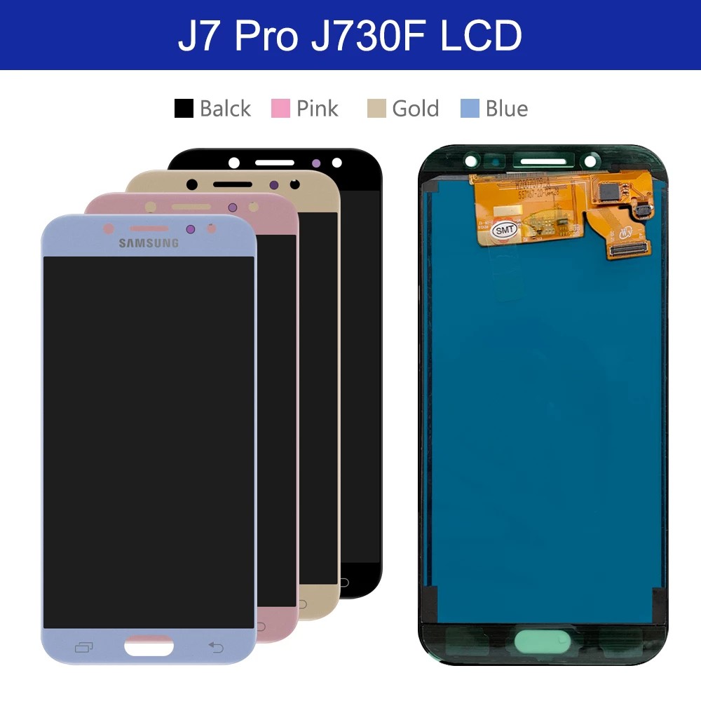 ฟรีเครื่องมืออะไหล่หน้าจอสัมผัส Lcd SAMSUNG GALAXY J7 Pro 2017 J730 J730F SM-J730F หน้าจอสัมผัส ...