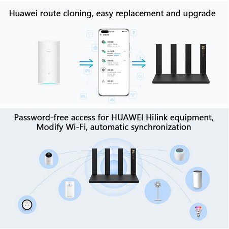 Huawei AX3 Pro Wireless Router Full Gigabit WiFi6 Home Dual-band WiFi ...