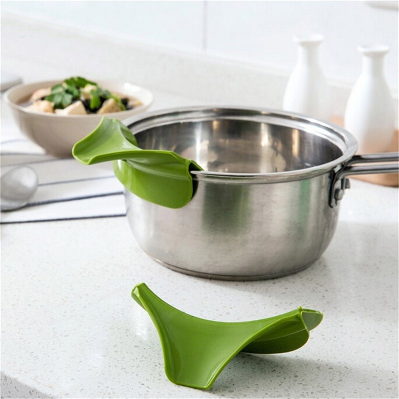 fabuloushouse e Slip On Pour Spout Bowls Pots PansDrip Free Easy ...