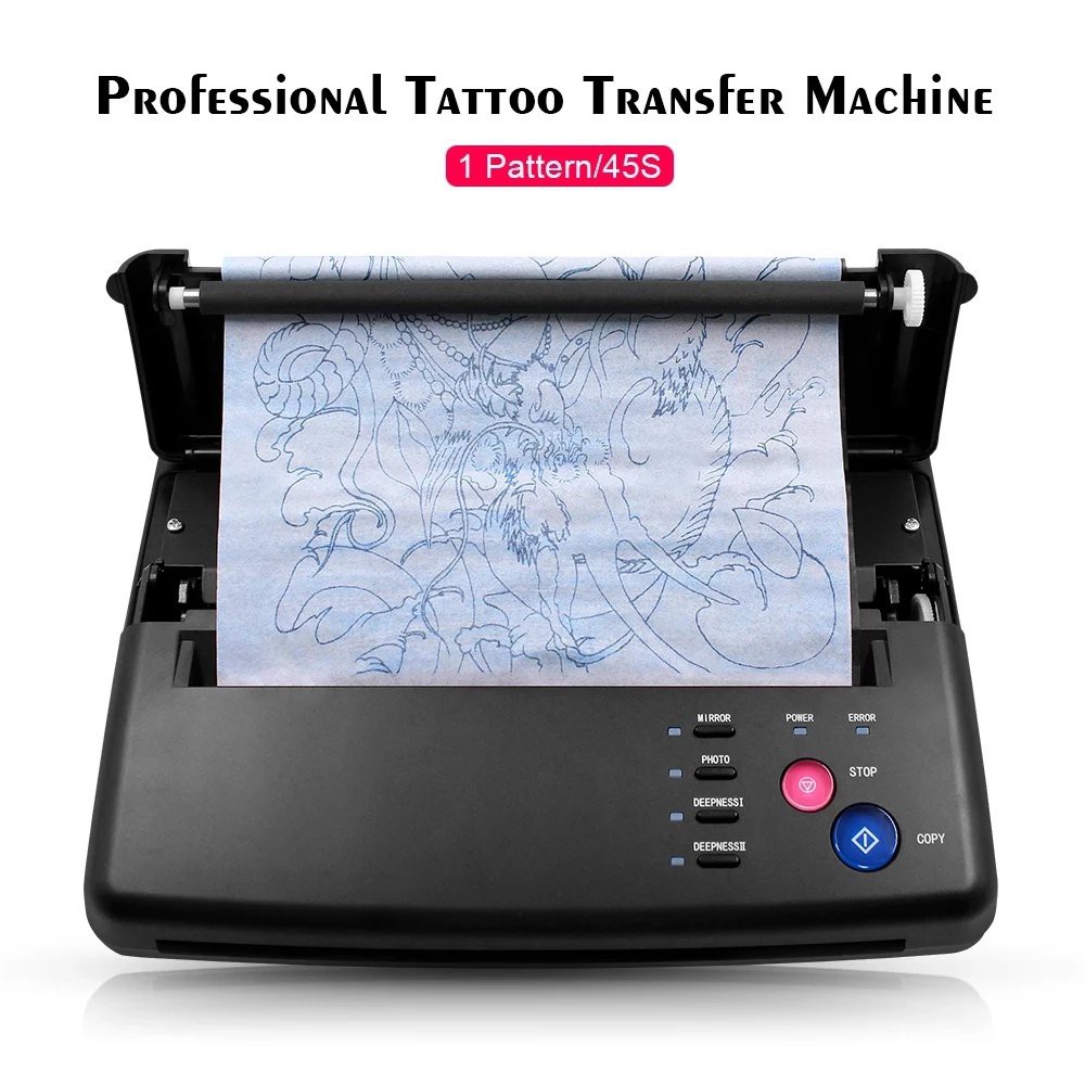 Tattoo Transfer Machine Stencils Device Copier Printer Drawing Thermal ...