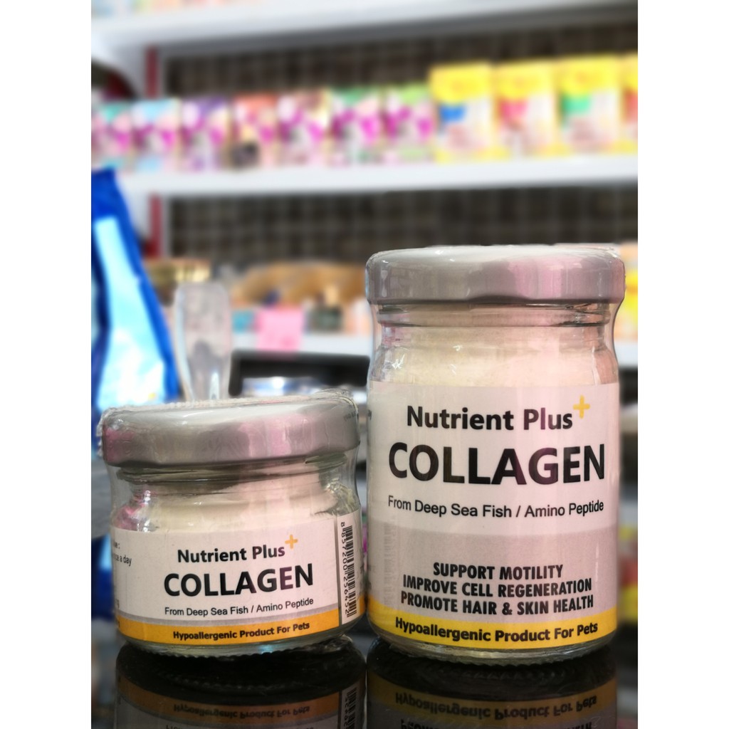 Nutrient Plus (นูเทรียนพลัส) คอลลาเจน บำรุงขน ผิวหนัง และข้อต่อ (สุนัข ...