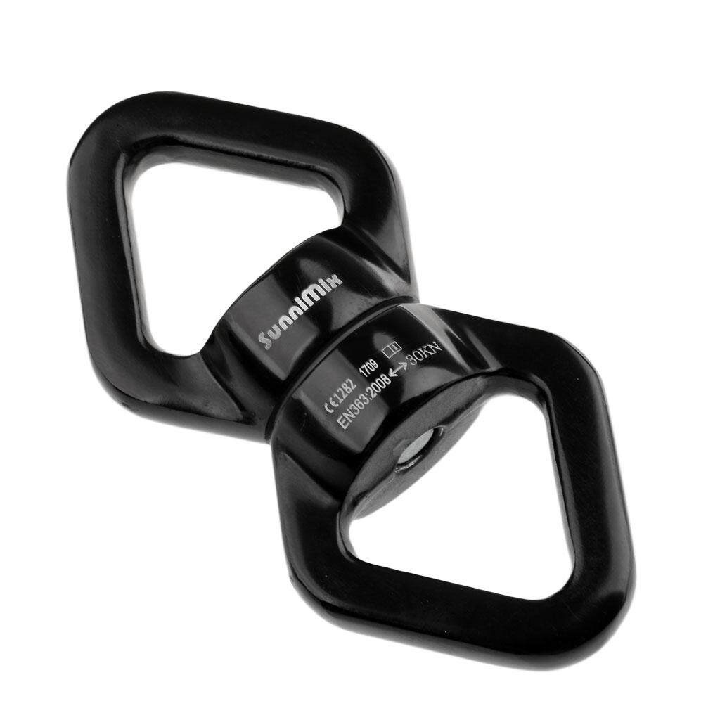 leipupa 30KN Safety Belay Rappel Device Rotator Rope Swivel Connector ...