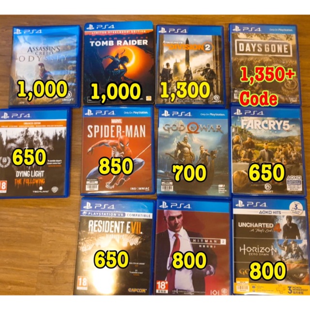 แผ่นเกมPS4 มือสอง สภาพดี | Shopee Thailand