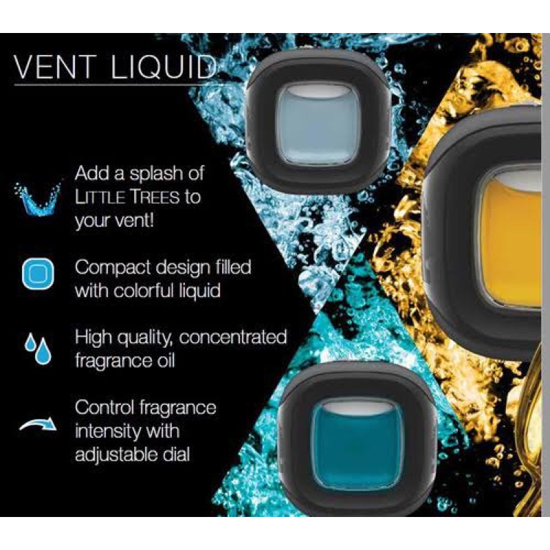 น้ำหอมปรับอากาศแบบเสียบช่องแอร์ Little Trees vent liquid น้ำหอมช่องแอร์ ...
