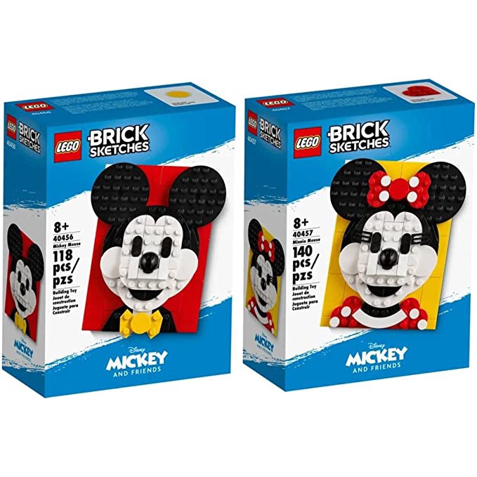 853998 853999 ชุดพวงกุญแจ LEGO Disney - Mickey and Minie Key Chain Set ...