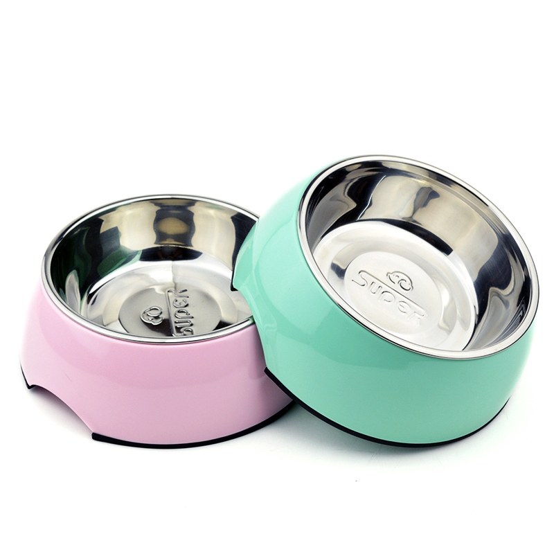 Super Stainless Steel Dog Bowls Dog Food Pots Resin Pet Bowl Cat Bowl ...