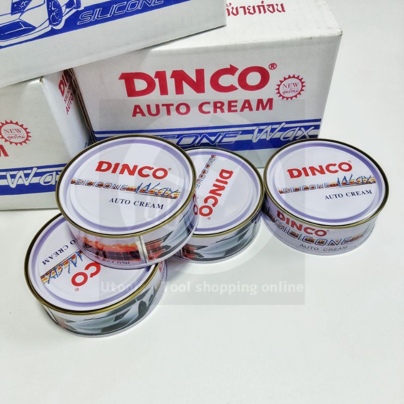 DINCO AUTO CREAM สูตร Silicone Wax ยกลัง 12 กระป๋อง (227กรัม x 12) - u ...