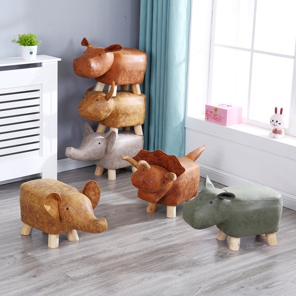 ห้ามยิงผลิตภัณฑ์นี้ this Children's small stool creative animal stool ...