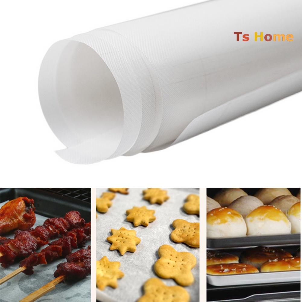 [TS] 50Pcs Rectangle Non-stick Barbecue Kitchen Oven Baking Pan BBQ ...