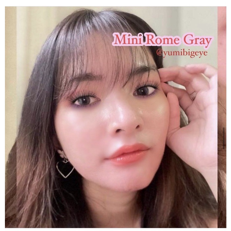 คอนแทคเลนส์ รุ่น Mini rome gray (Dreamcolor) มีค่าสายตาตั้งแต่ 0.00-5. ...