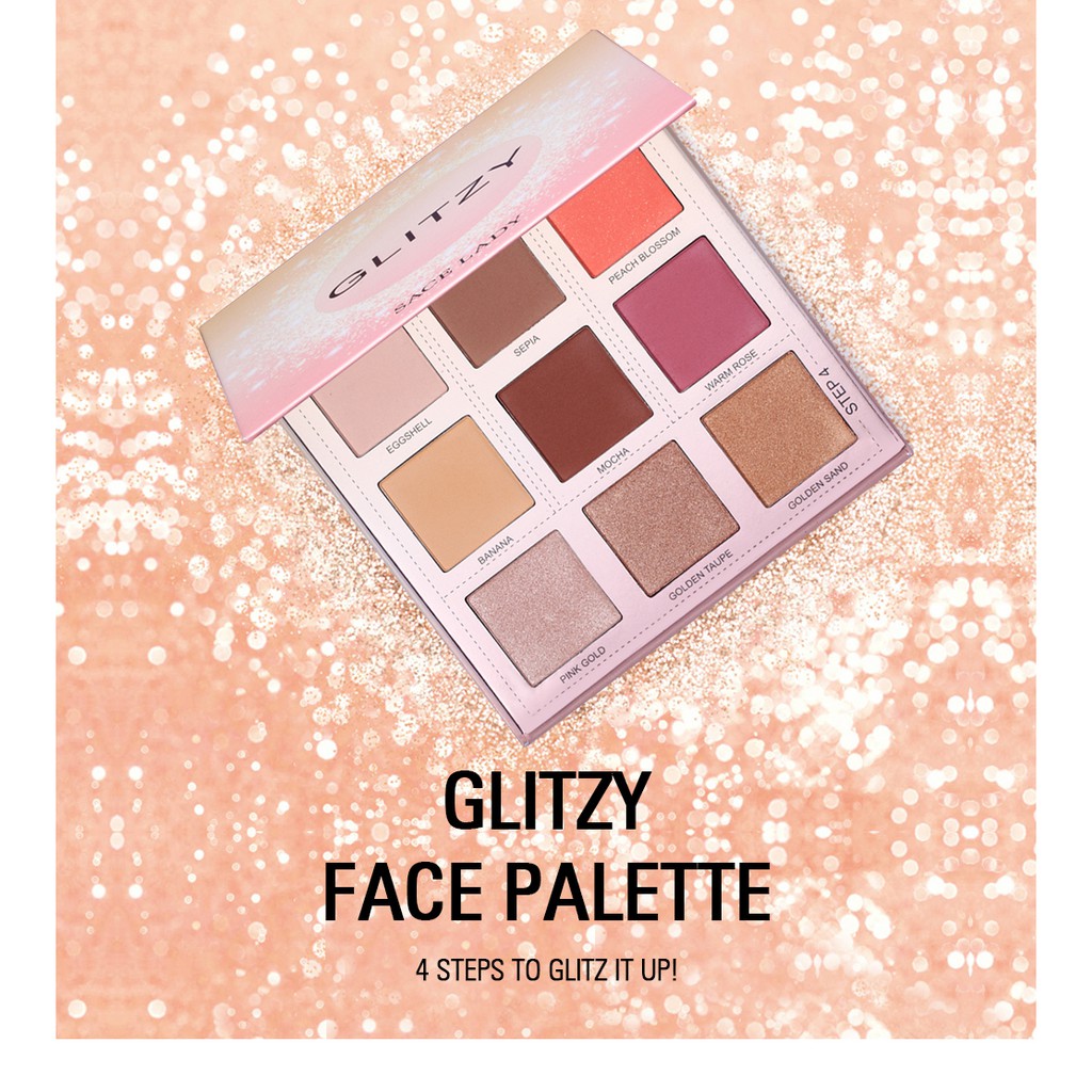 พร้อมส่ง Sace Lady Glitzy Face Palette 4.3g | Shopee Thailand