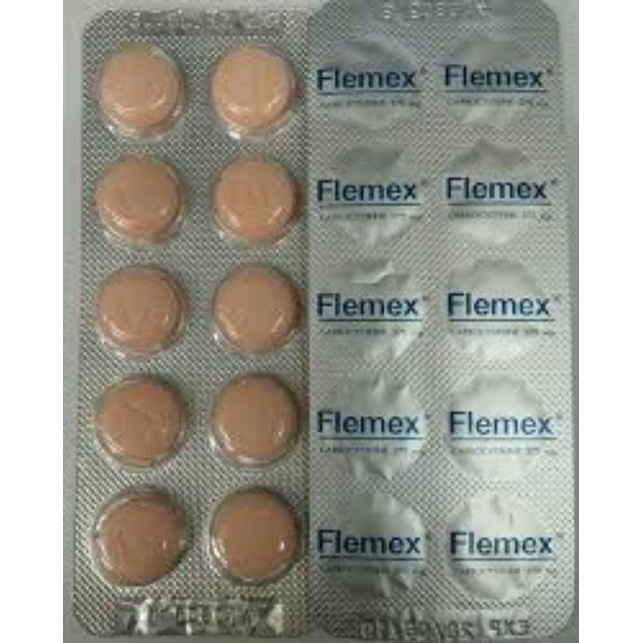 (พร้อมส่ง)Flemex ละลายเสมหะ บรรเทาอาการไอ 1แผงมี 10 เม็ด - pharma_sea ...