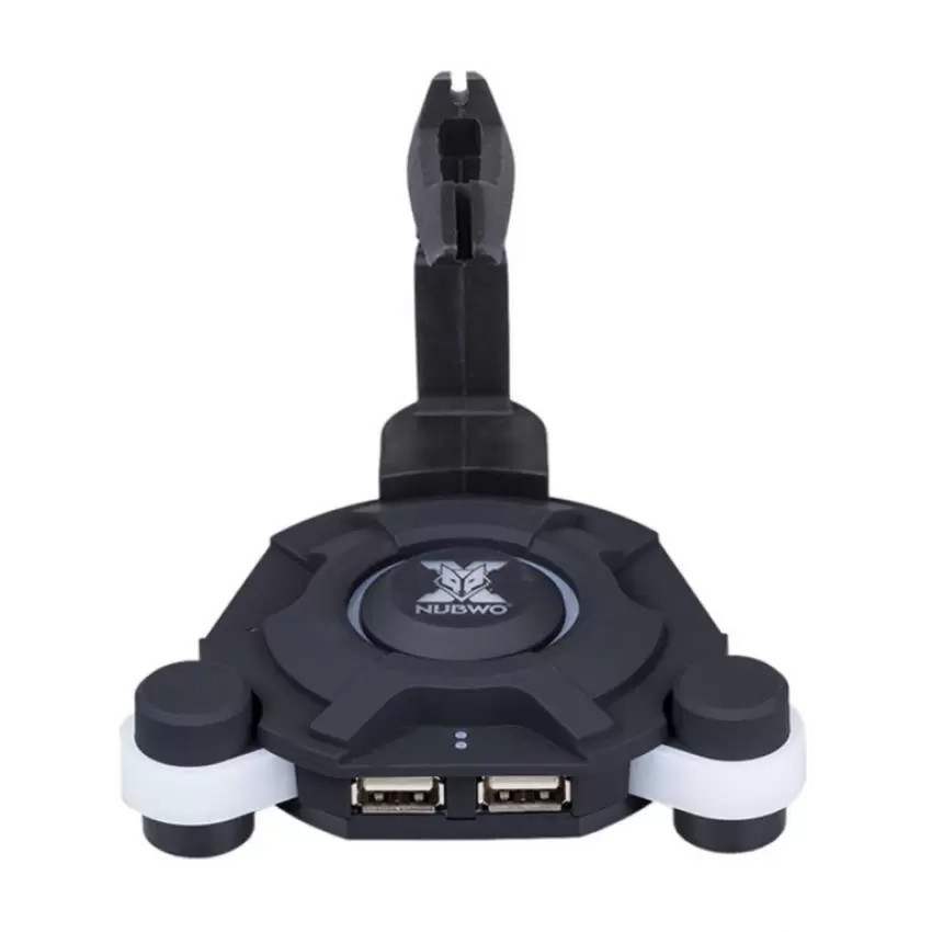 NUBWO Mouse Bungee & USB Hub รุ่น X-19 (Black) | Shopee Thailand