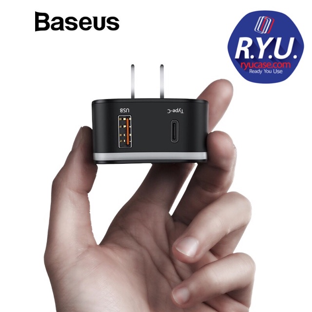 Baseus Adaptor Removeable 2in1 Universal Travel Adaptor PPS Quick ...