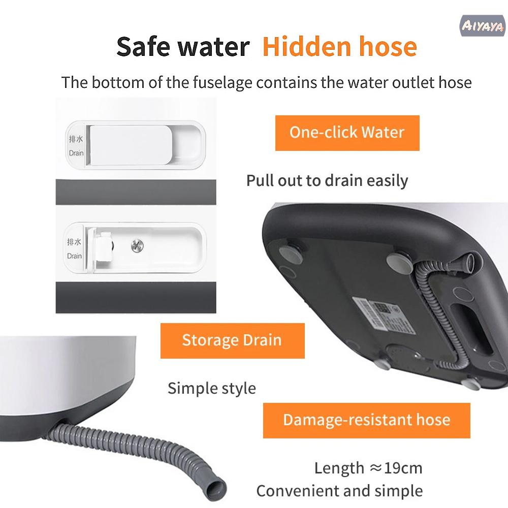 READY STOCK Moyu Wash Machine XPB08-F2 2 in 1 Portable Foldable Mini ...