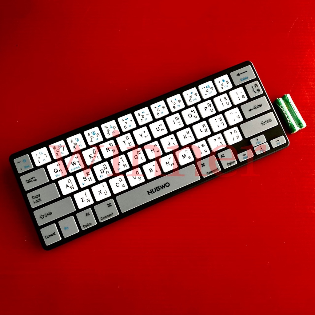 NUBWO คีย์บอร์ดไร้สายบลูทูธ รุ่น NKB-103 Keyboard bluetooth | Shopee ...
