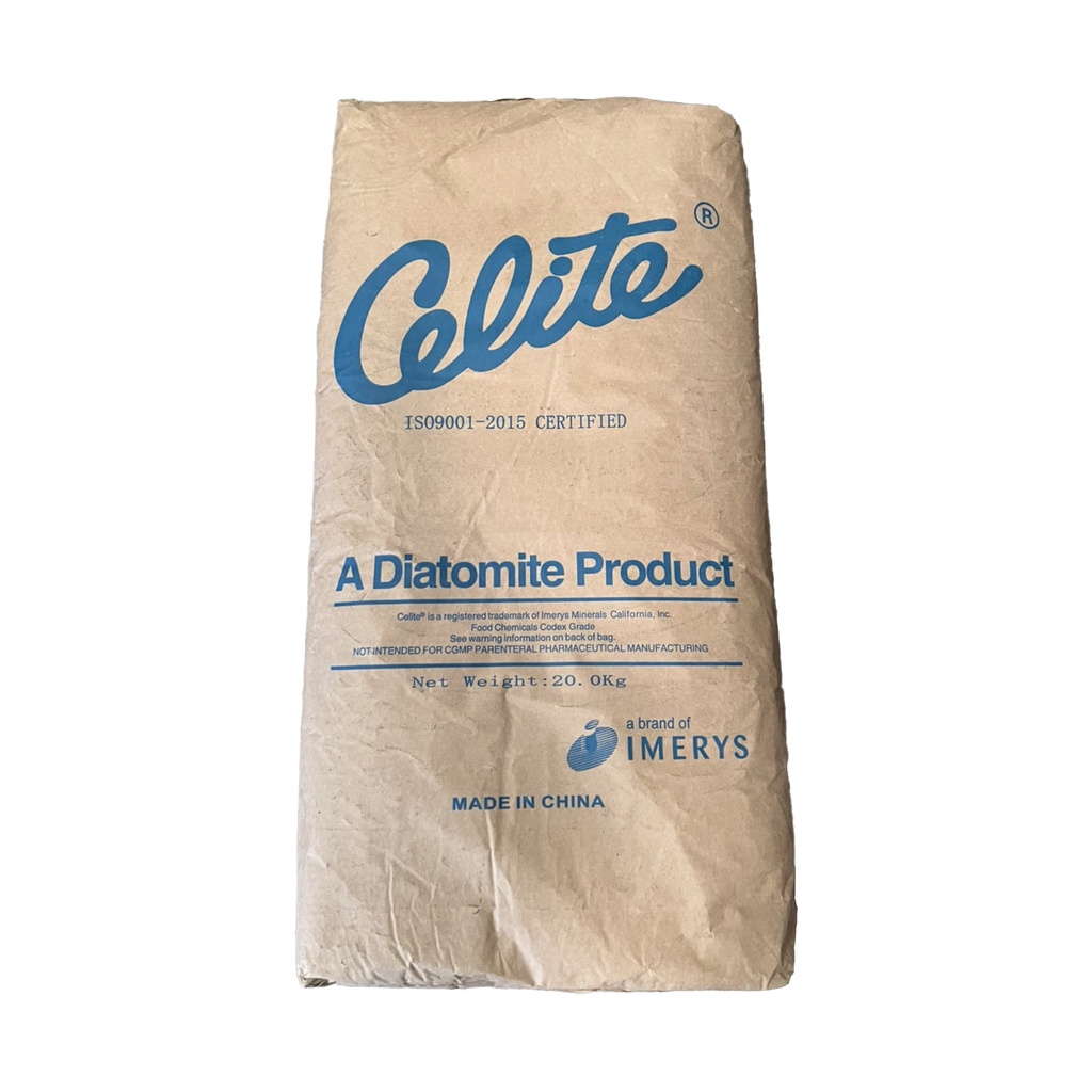 ผงกรองผ้า ไดอะตอมไมท์ DE (ดินเบา) ตรา Celite บรรจุ 20 กก. รบกวนสั่งทีละ ...