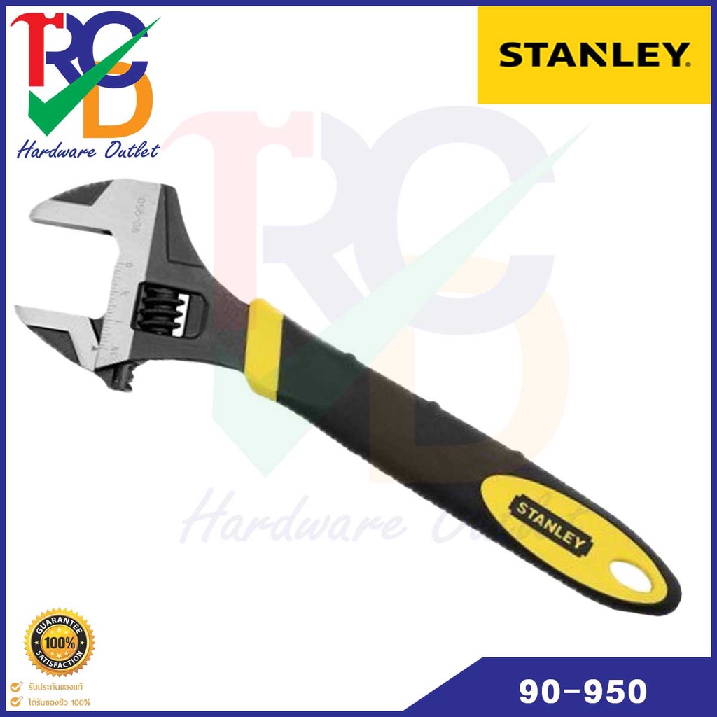 STANLEY 90-950 ประแจเลื่อน ขนาด 12 นิ้ว ด้ามยาง ของแท้ 100% | Shopee ...