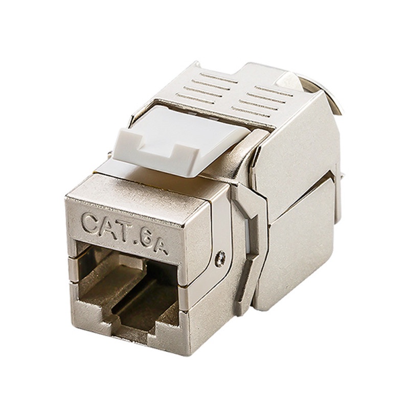 CAT6 Cat6A Cat5e Keystone Jack Full Shielded RJ45 Connector LSA ...
