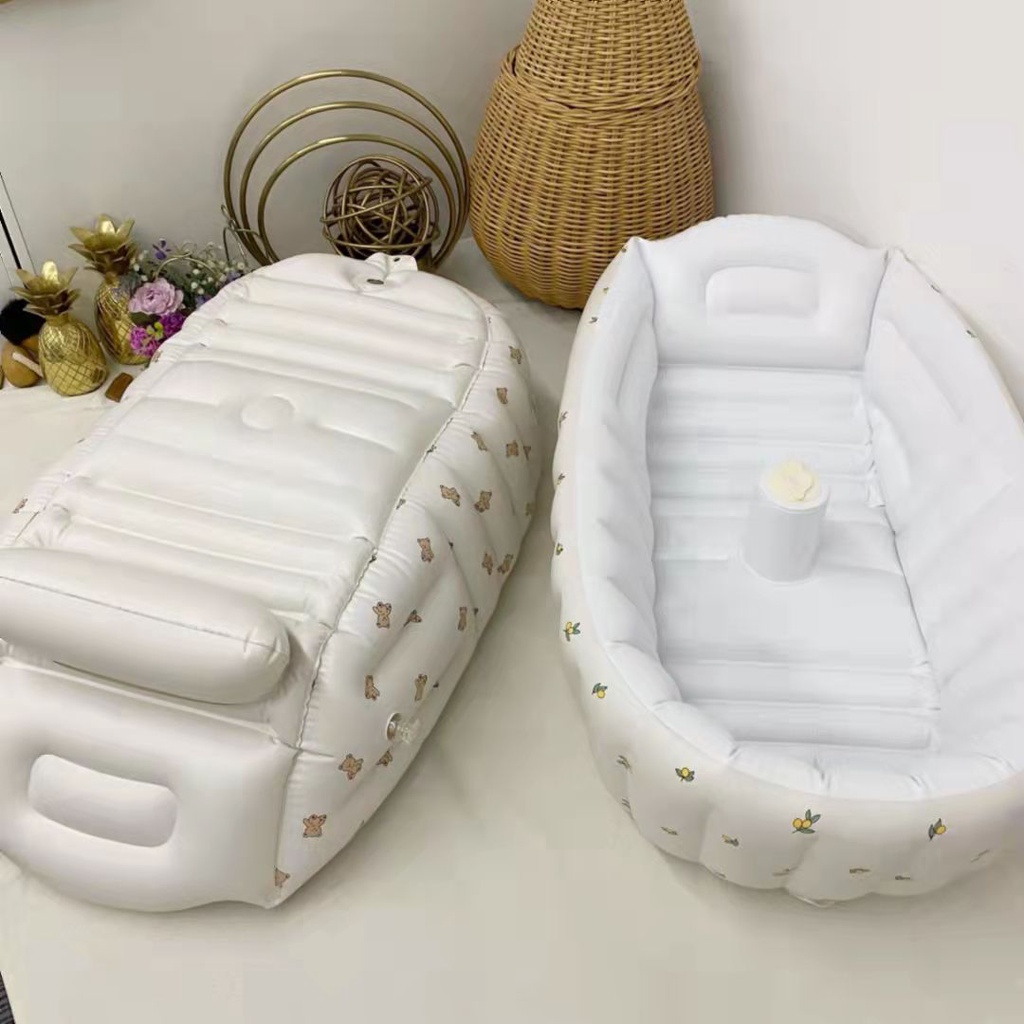 Portable Bath Swimming Pool Toys Bath Tub Bath Tub for Baby Inflatable ...
