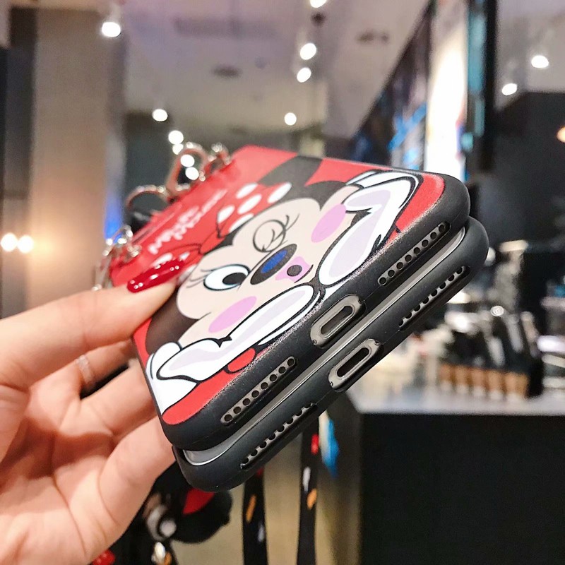 เคสโทรศัพท์มือถือ ลายการ์ตูนมิกกี้ มินนี่เมาส์ สําหรับ Samsung A6 A6p A5 A7 A8 A9 A8p 2018 2017 ...