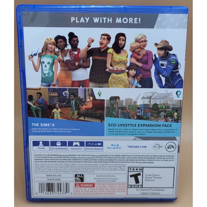 (มือสอง) มือ2 เกม ps4 The Sims 4 Bundle แผ่นสวย - tanasak888 - ThaiPick