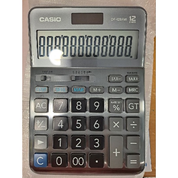 DF-120BM ใช้ DF-120FM แทน เครื่องคิดเลข Casio 12 หลัก ของแท้ ของใหม่ ประกันศูนย์ พร้อมใบกำกับ ...