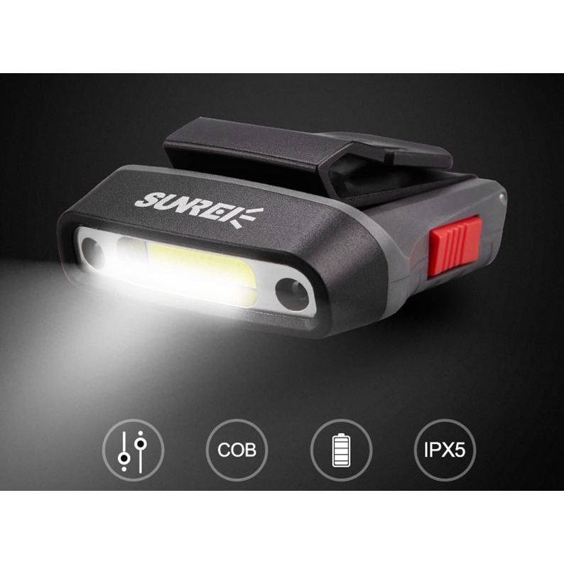 SUNREE REEที่มีน้ำหนักเบาCREE LEDไฟหน้าแบตเตอรี่AAตั้งแคมป์กลางแจ้งขี่ ...