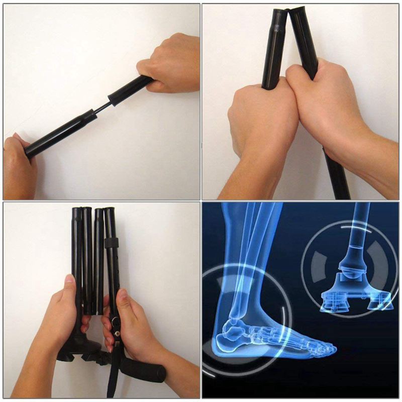 Professional LED Folding Walking Cane with Carrying Bag for Old ...