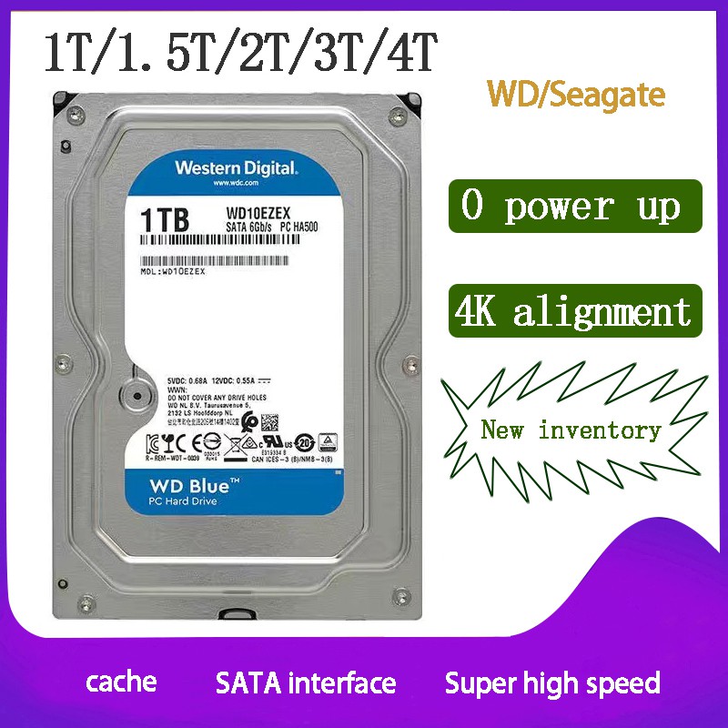 wd Original stock new Internal hard drive Desktop PC HDD 1TB1.5TB 2TB ...