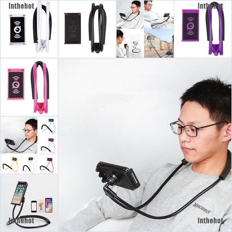 Inthehot ☆ Flexible Hands Free Phone Cell Phone Holder Mount Universal ...