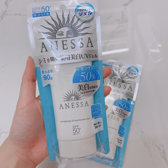 ครีมกันแดด SHISEIDO Anessa Whitening UV Sunscreen Gel SPF50+ PA++++ 90g (สีขาว) - paoplao - ThaiPick