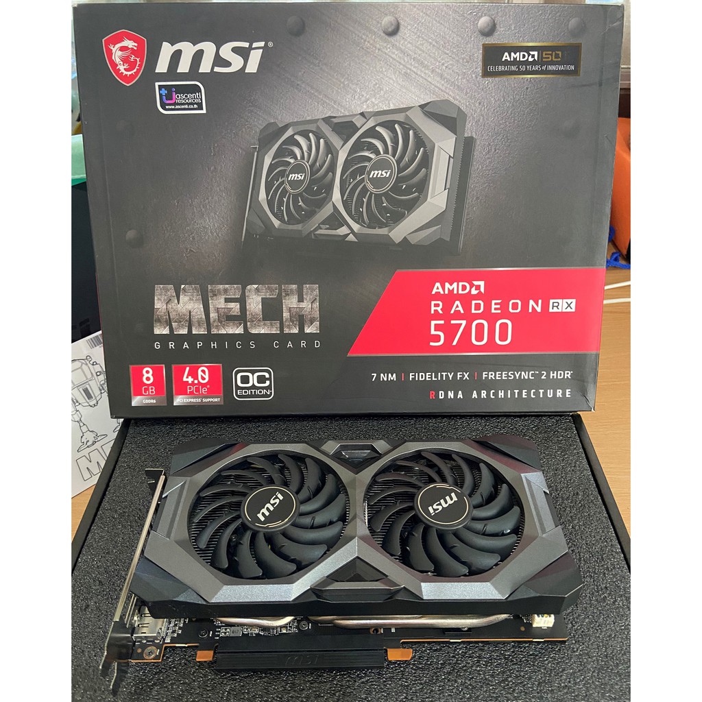 MSI RADEON RX 5700 MECH OC มือสอง - tanakorn___ - ThaiPick