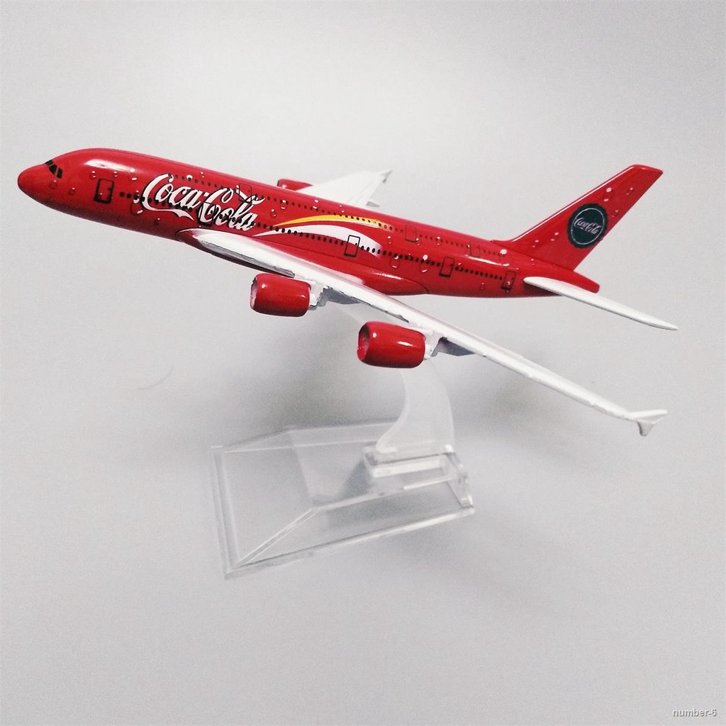 ของสะสม Alloy Metal Red Air Malaysia Airlines A380 Diecast Airplane ...