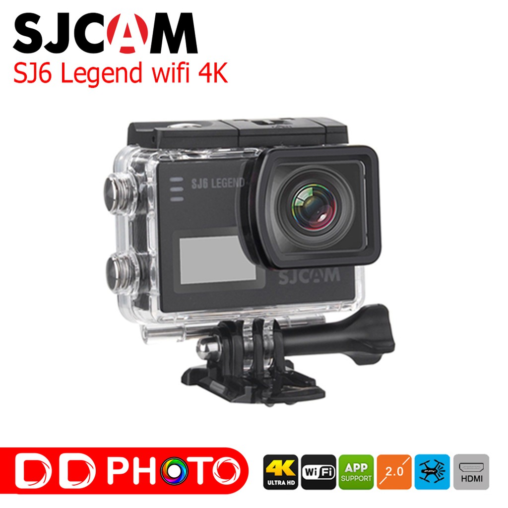 SJCAM Camera SJ6 Legend Wifi 16MP 4K เมนูไทย จอLCD 2 นิ้ว ของแท้ รับ ...