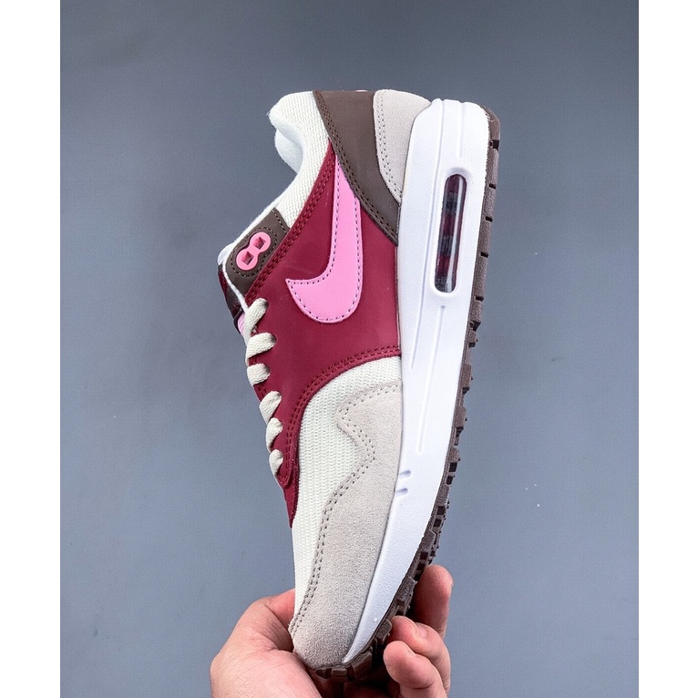 Nike ของแท้ 100Nike Air Max 1 Shock Absorbing น้ำหนักเบาสบายรองเท้าวิ่ง ...