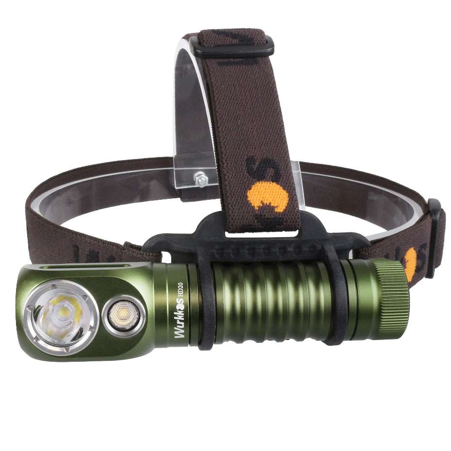 Wurkkos HD20 ไฟหน้า LED 21700 2000lm คู่ LH351D XPL ชาร์จ USB แม่เหล็ก ...