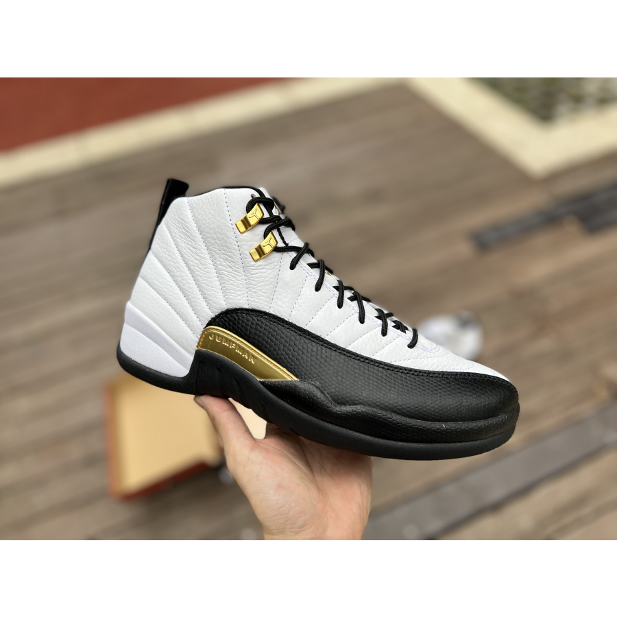 Ct8013-170 Air Jordan 12 รองเท้าผ้าใบ รองเท้าบาสเก็ตบอล สีดํา สีเทา สี ...