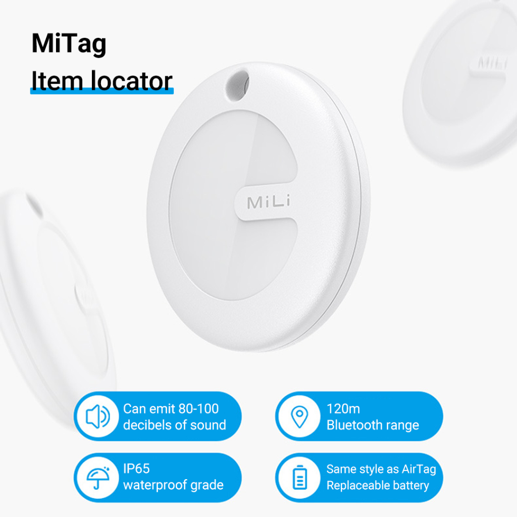 Mi tag เครื่องติดตามบลูทูธ ค้นหากุญแจ และตําแหน่งสัตว์เลี้ยง สําหรับ ...