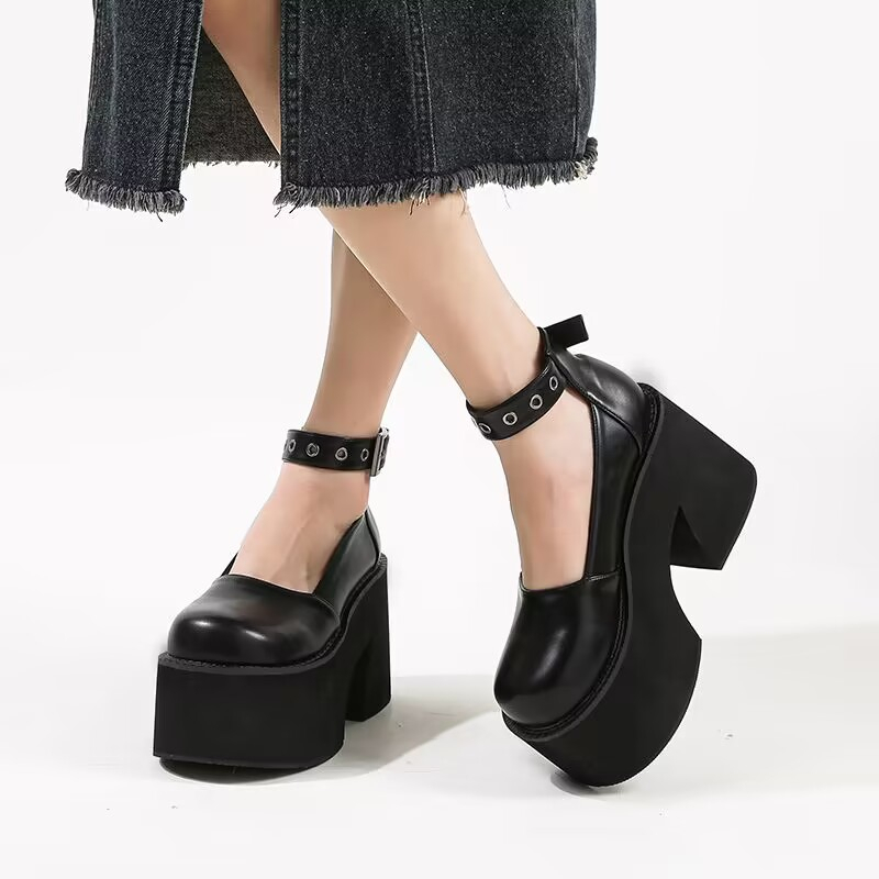 รองเท้าแพลตฟอร์ม ส้นสูง 10 ซม. กันน้ํา ไซซ์ 35-4 MNCW - juliusbroad.th - ThaiPick