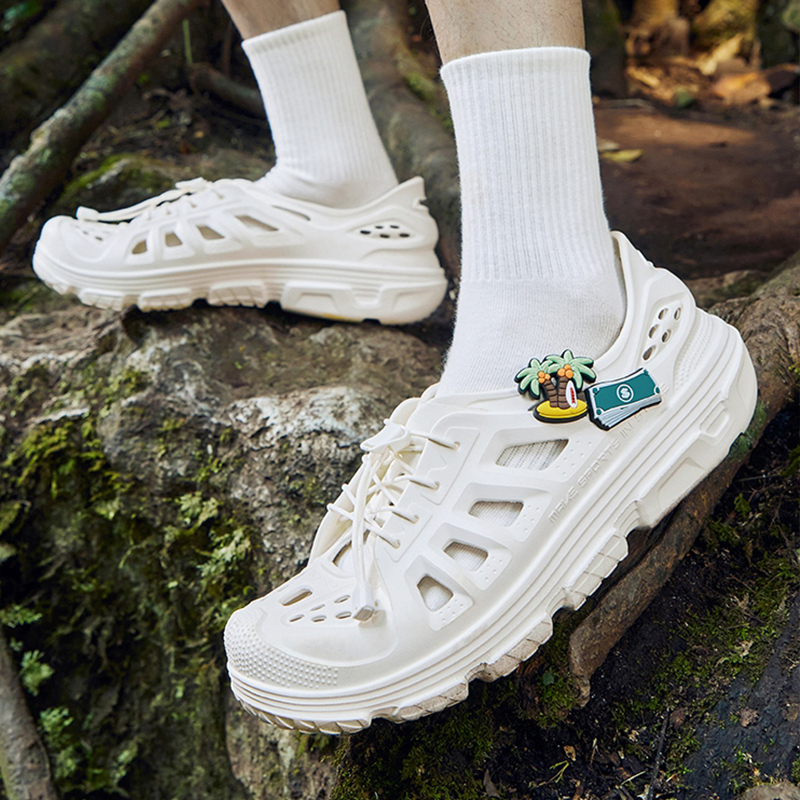 Xtep Tank Crocs รองเท้าชายหาดลําลอง กันลื่น ระบายอากาศ แฟชั่นสําหรับ ...