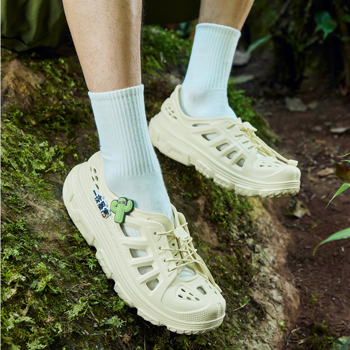 Xtep Tank Crocs รองเท้าชายหาดลําลอง กันลื่น ระบายอากาศ แฟชั่นสําหรับ ...