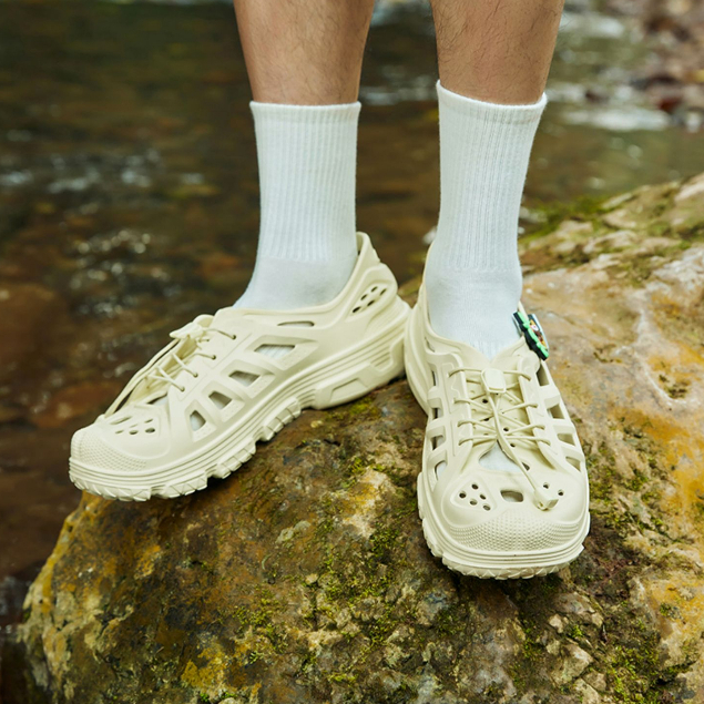 Xtep Tank Crocs รองเท้าชายหาดลําลอง กันลื่น ระบายอากาศ แฟชั่นสําหรับ ...