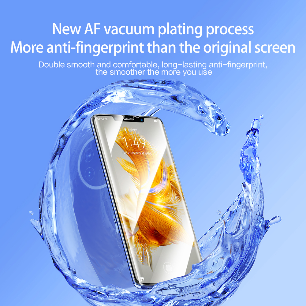 SmartDevil ฟิล์มกระจกนิรภัยกันฝุ่น แบบเต็มจอ ทรงโค้ง สําหรับ Huawei Mate 50pro 50RS Huawei Mate ...